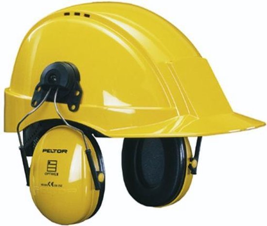 3M Peltor H510 Optime l Gehoorkap met helmbevestiging P3E - Geel | bol.com