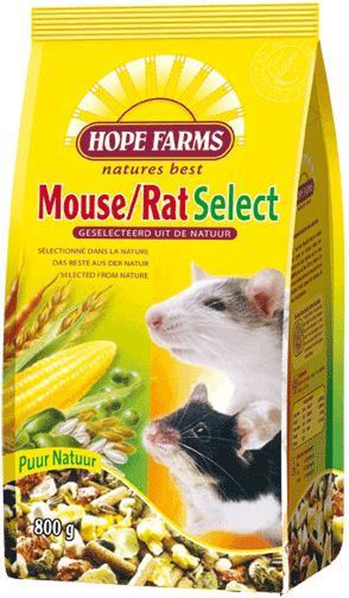 Hope Farms Muis/Rat/Hamster Voer Select - 15 kg | bol.com