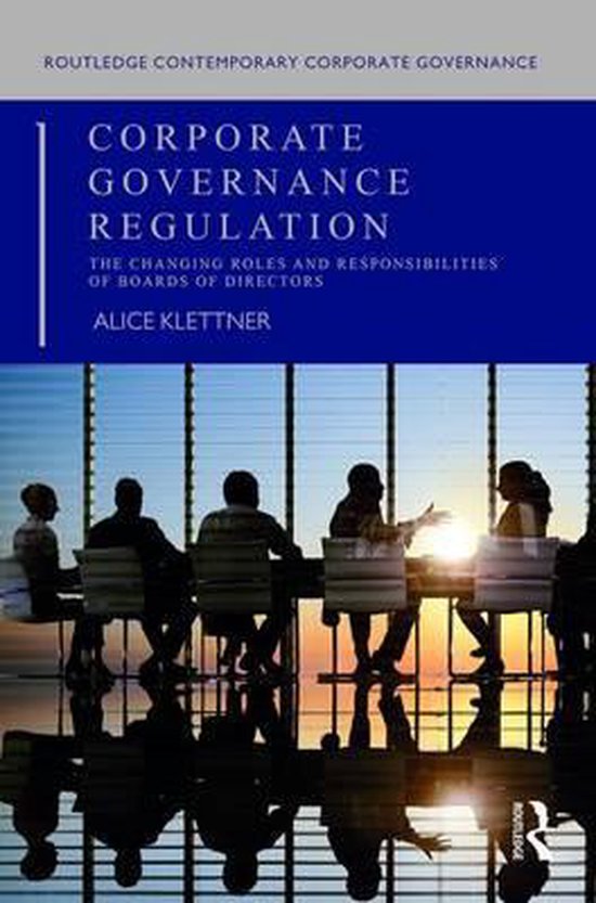 Corporate Governance Regulation | 9781138909991 | Alice Klettner | Boeken | bol