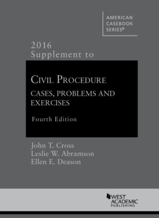 Civil Procedure, Cases, Problems and Exercises | 9781634607834 | John ...