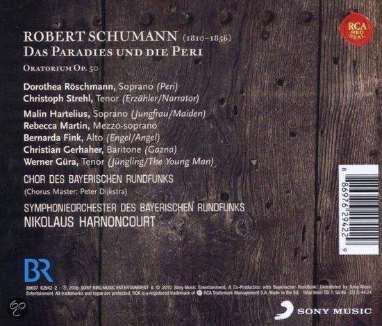 Robert Schumann: Das Paradies Und Die Peri, Nikolaus Harnoncourt | CD ...