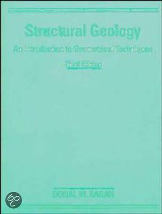 Structural Geology, Donal M. Ragan | 9780471080435 | Boeken | bol
