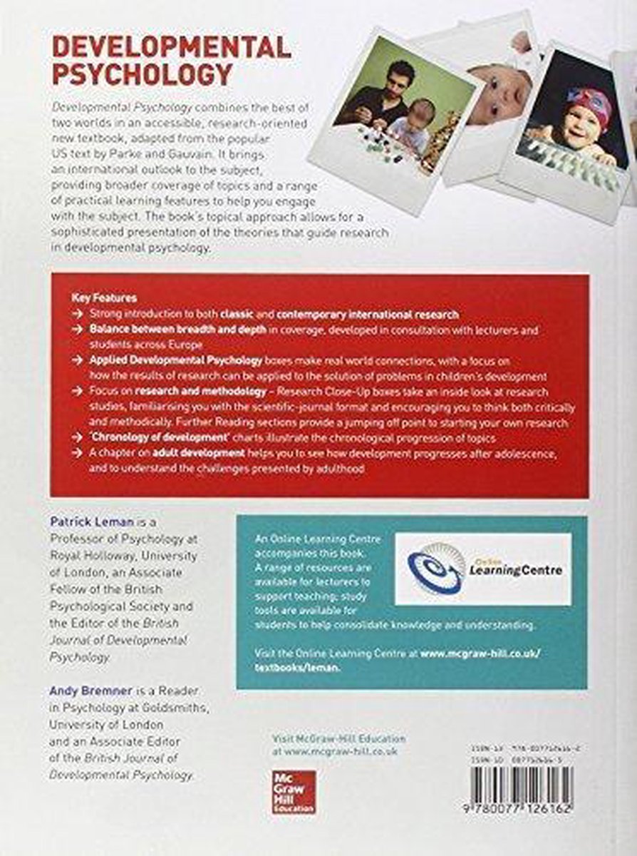Developmental Psychology | 9780077126162 | McGraw-Hill | Boeken | bol