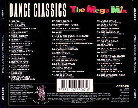 Dance Classics - The Mega Mix, various artists | Muziek | bol