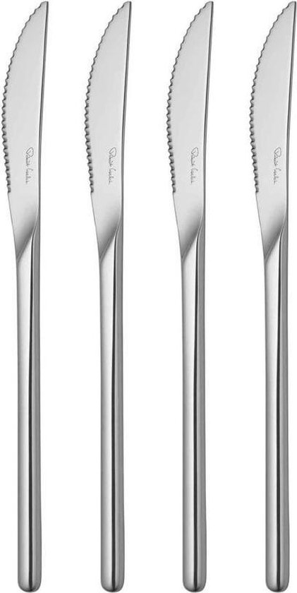 Robert Welch Bud set van 4 steakmessen uit rvs 25.5cm | bol.com