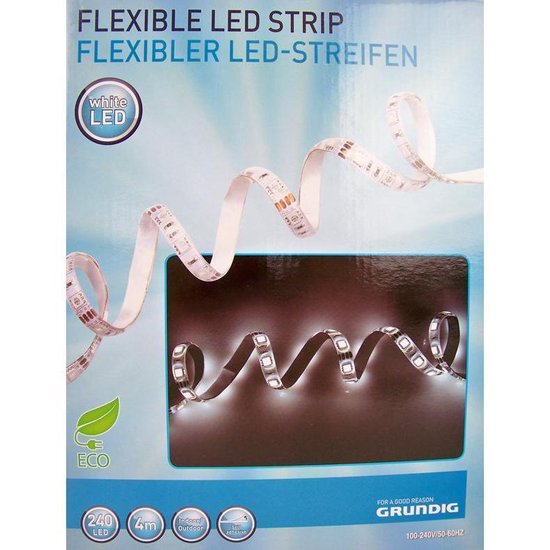 Grundig Flexibele LED-strip met 240 LED s 4 meter | bol.com