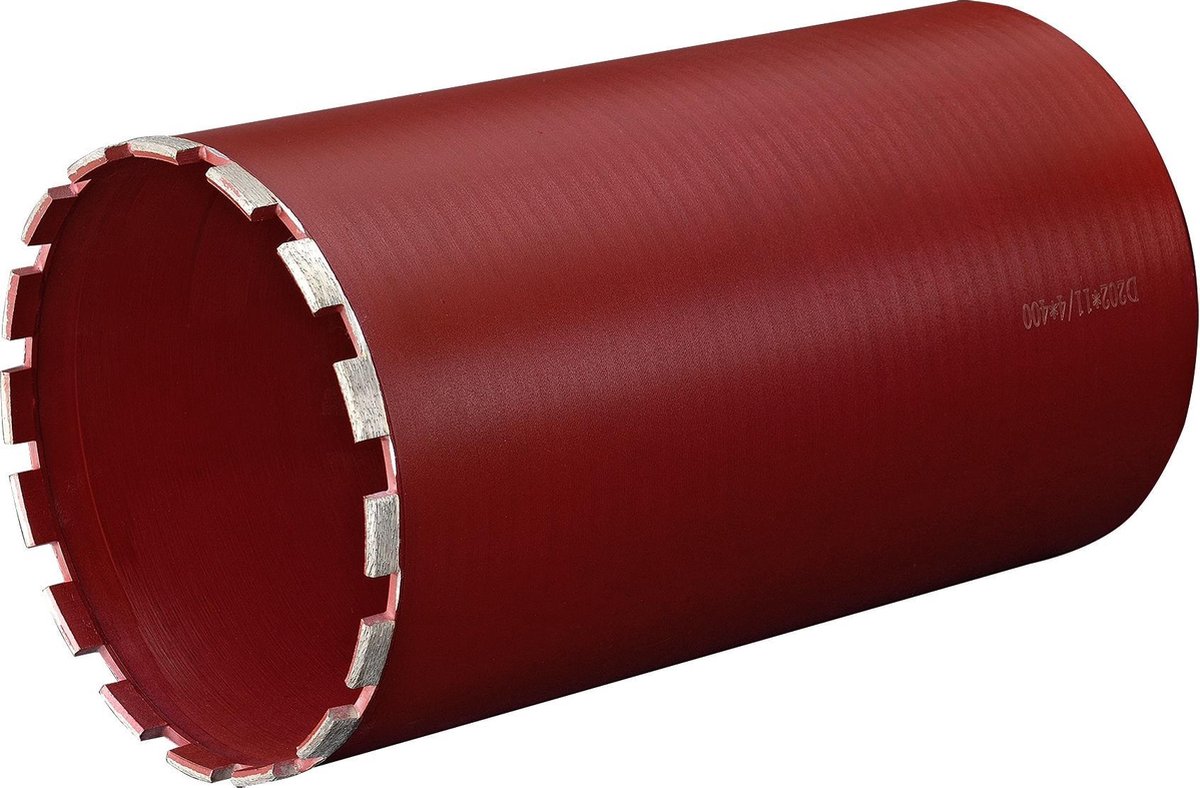 Diamantboor boorbit diamantkernboor Ø 180x400 mm rood | bol.com