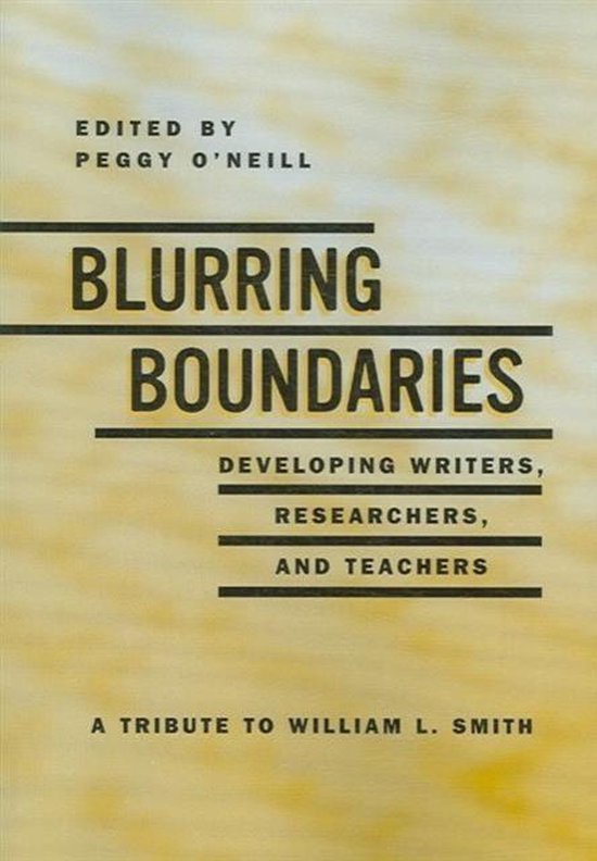 Blurring Boundaries | 9781572737082 | Boeken | bol.com