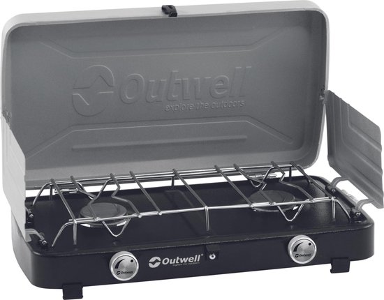 Outwell Gourmet Cooker 2-Burner Stove w/Lid | bol