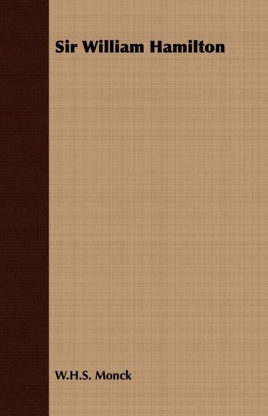 Sir William Hamilton, William Henry Monck | 9781406770032 | Boeken ...
