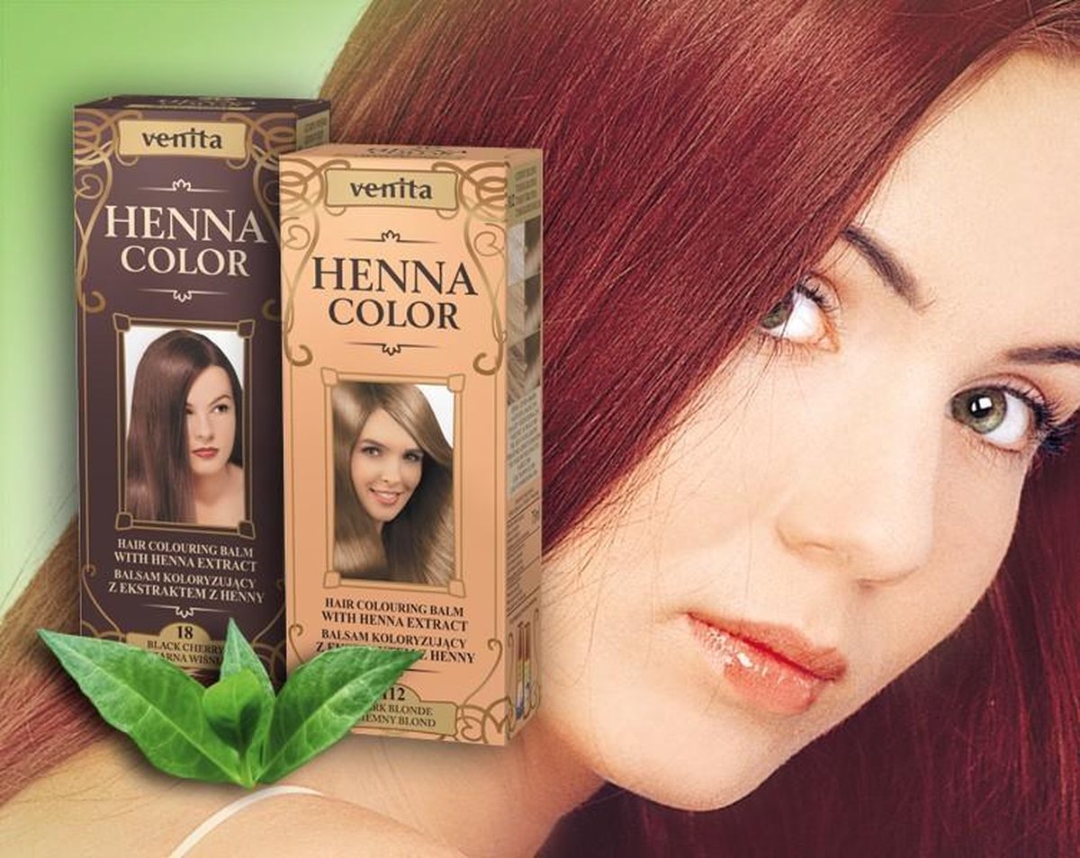Venita HENNA COLOR BALM Cuivre n ° 7 Teinture pour cheveux naturelle ...
