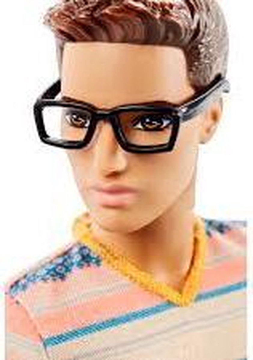 Barbie - Ken Fashionistas pop met bril | bol.com