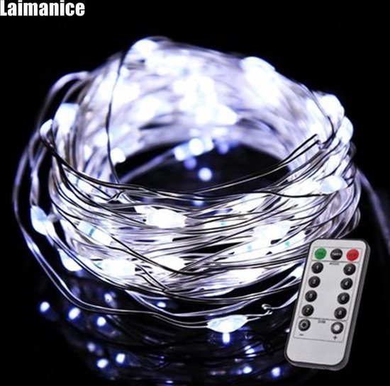 Highbrite 50 LED Ketting op 5m op Batterijen - Led Kostuum - Led Deco ...