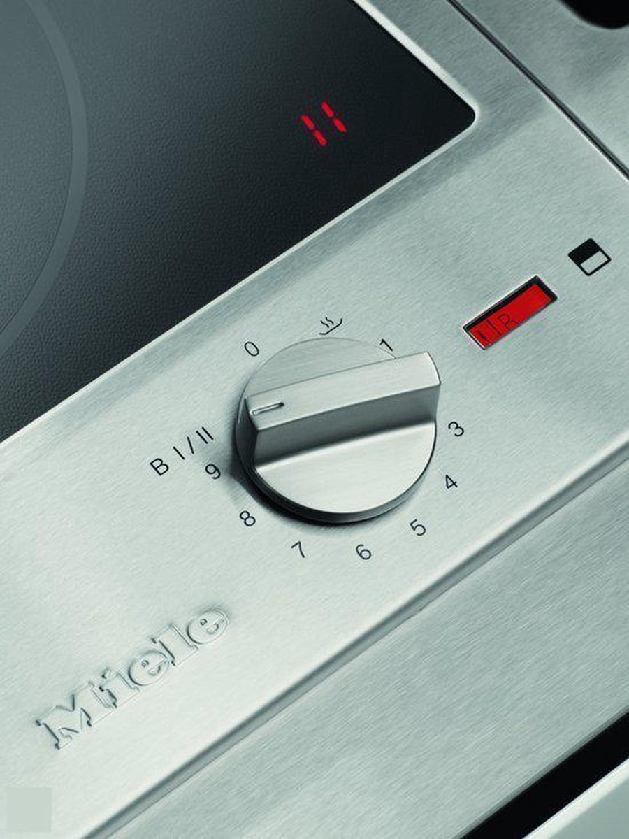Miele CS 1212-1 I kookplaat Zwart, Roestvrijstaal Ingebouwd Keramisch 2 ...