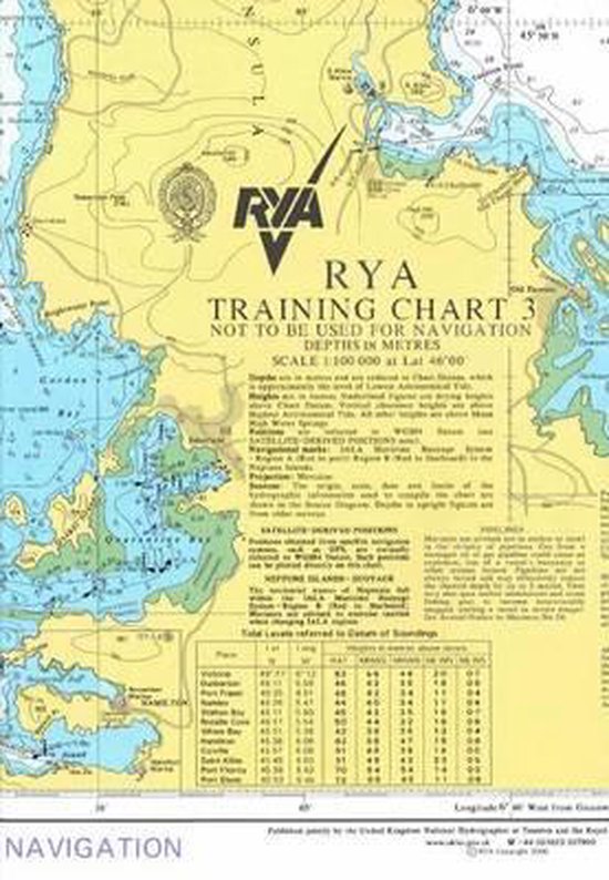 RYA Training Chart | 9781906435103 | Boeken | bol