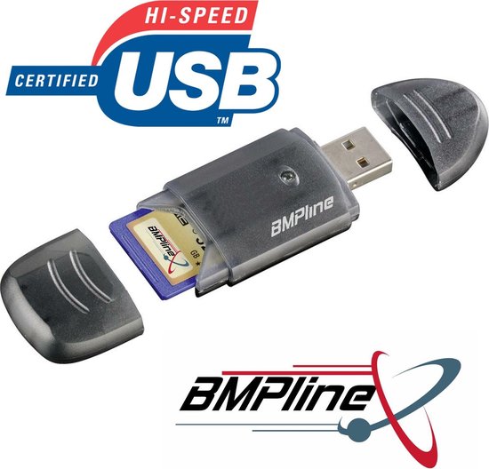 BMPline USB 2.0 SD Cardreader - SD Kaartlezer - SDHC - MMC | bol