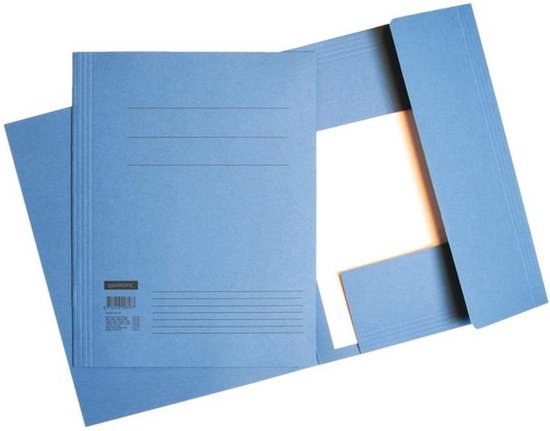 Dossiermappen Quantore A4 320 gr Blauw – set 10 stuks | bol
