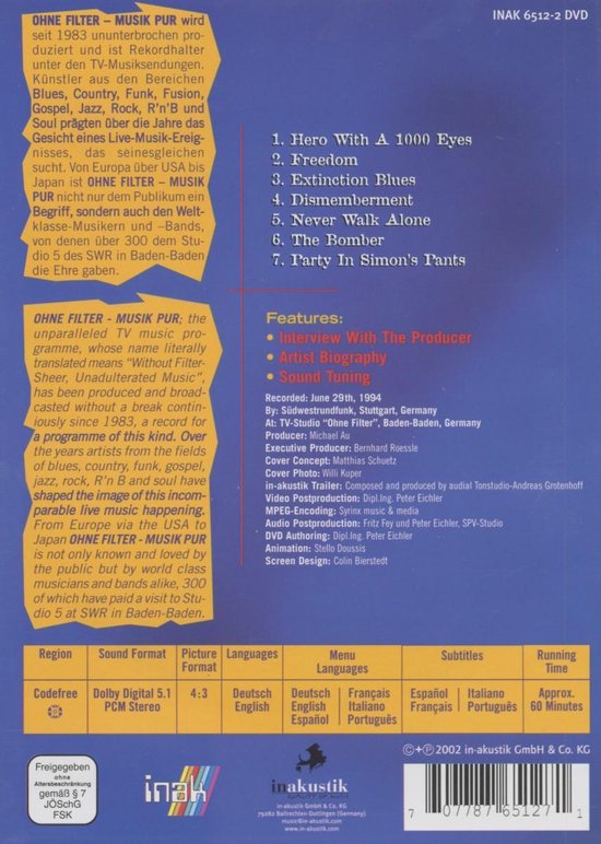 Steve Lukas - In Concert (Dvd) | Dvd's | bol