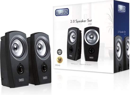 Sweex 2.0 speakerset | bol