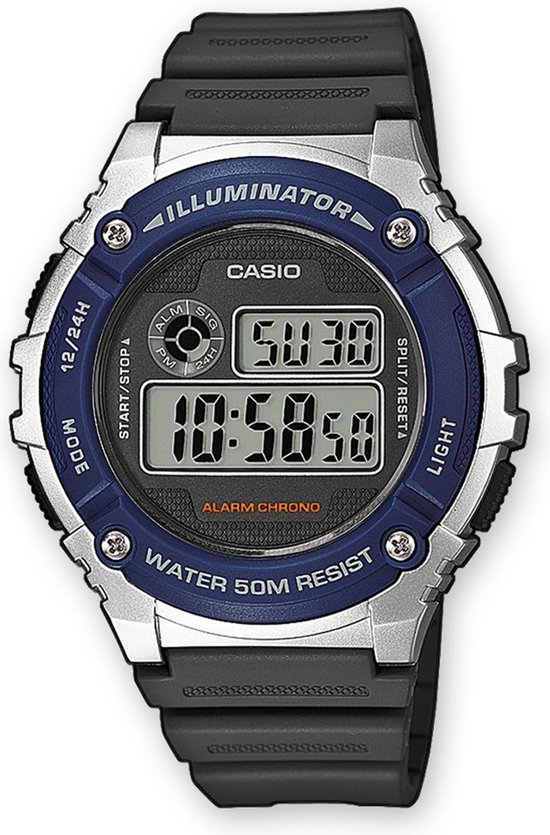 Casio Collection - W-216H-2AVEF - Heren - Horloge - 45 mm | bol