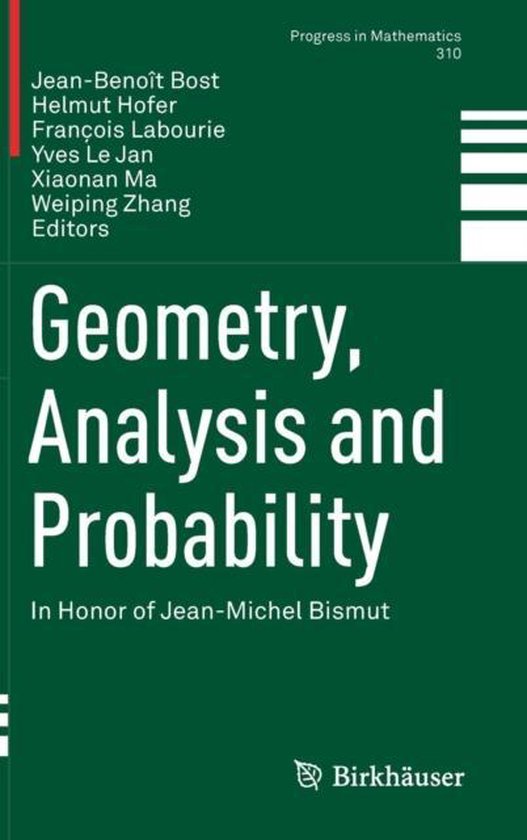 Geometry, Analysis and Probability | 9783319496368 | Boeken | bol.com