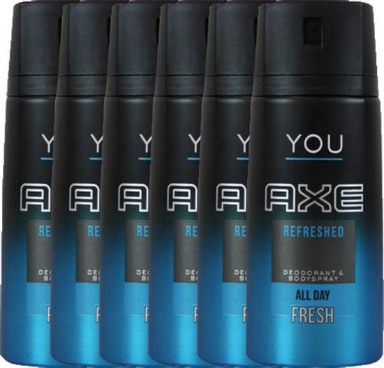 Axe You Refreshed - Deodorant Spray - 6 x 150 ml - Voordeelverpakking ...