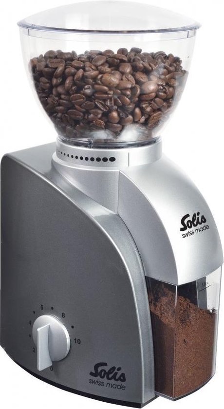 Solis Scala Grinder 166 Koffiemolen - Zilver | bol
