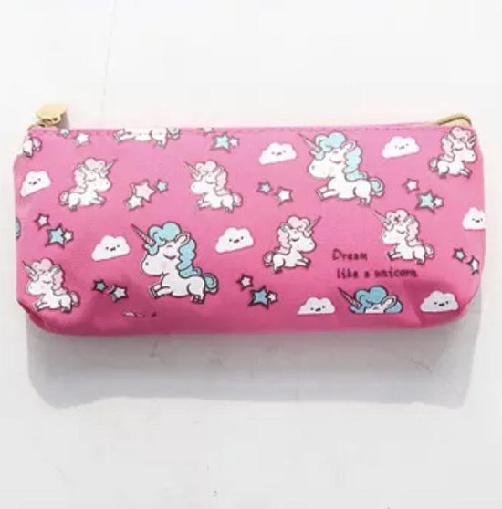 Stoere canvas etui eenhoorn | bol.com