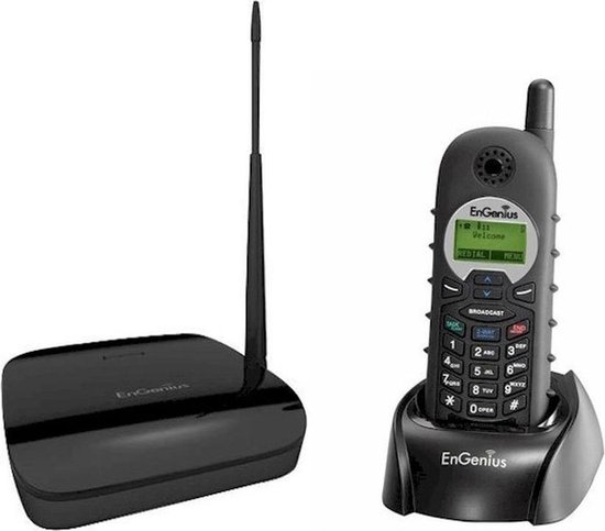 EnGenius EP-800 - Single DECT telefoon - Long Range - Zwart | bol