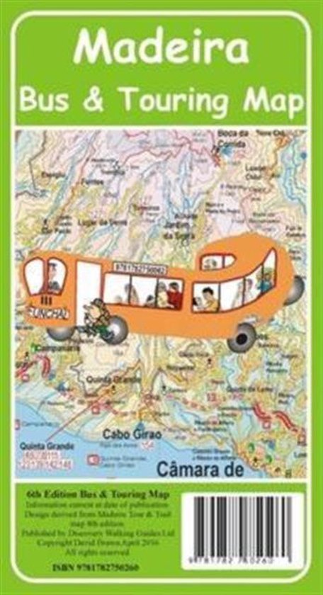 Madeira Bus & Touring Map, David Brawn | 9781782750260 | Boeken | bol.com