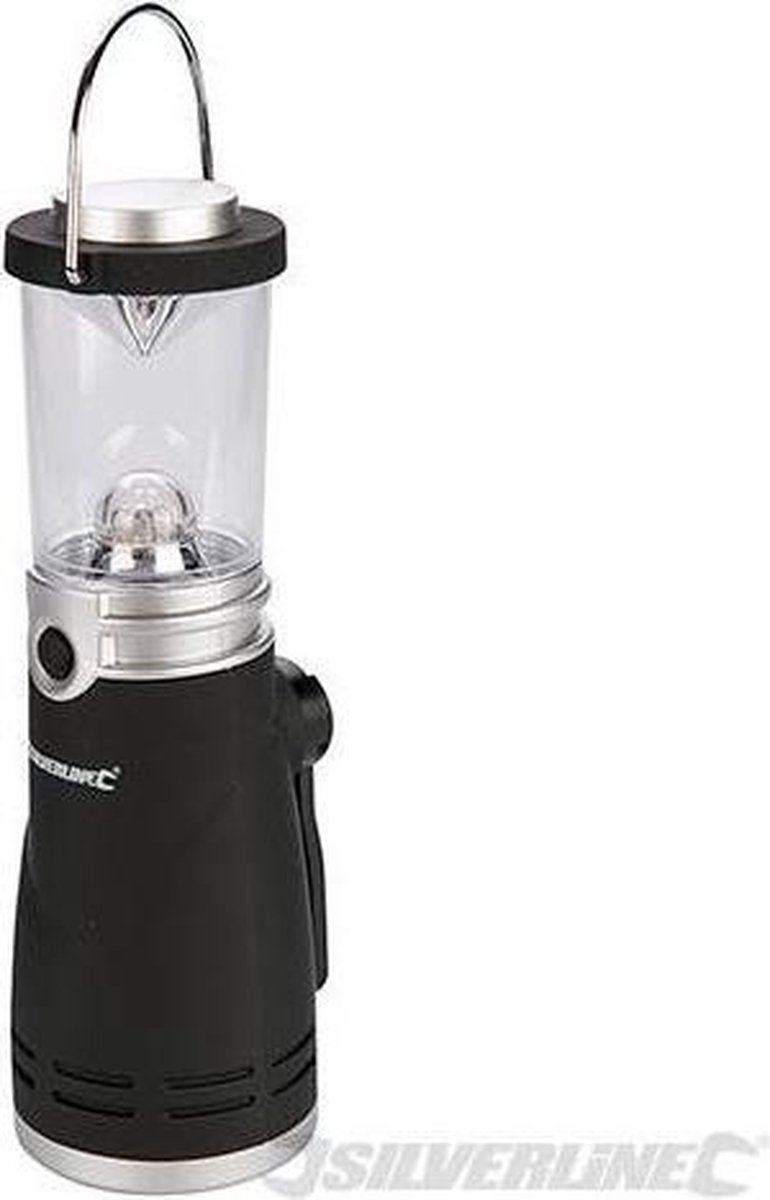 Silverline Opwindbare lantaarn, 4 LED | bol.com