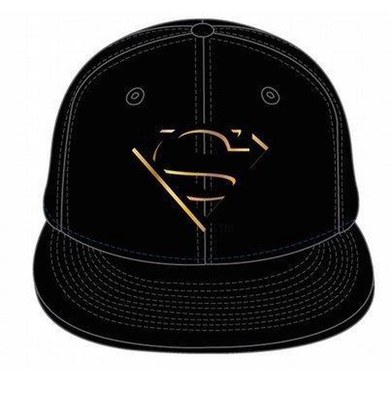 DC Comics - Superman Gold & Black Snapback | bol