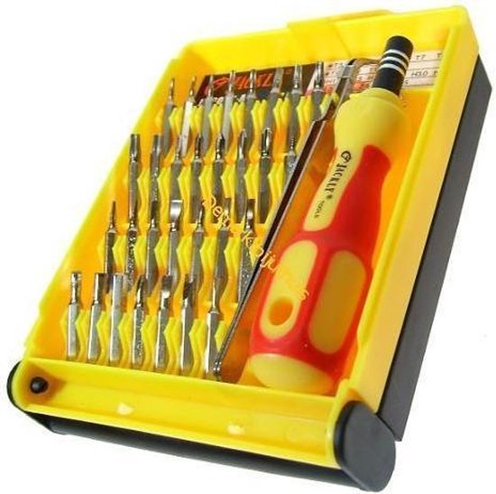 32 delige schroevendraaier bit set magnetische houder pincet | bol
