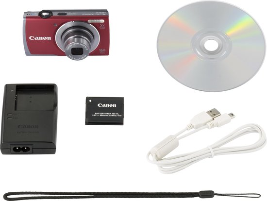 Canon PowerShot A3500 IS RED - digital camera | bol