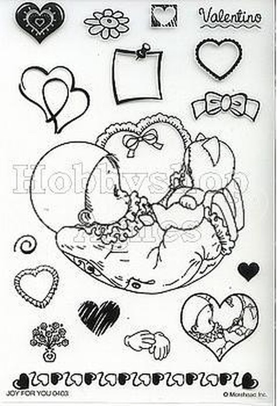 Clear stamps Morehead Joy for you Valentino 10 X 15cm | bol.com