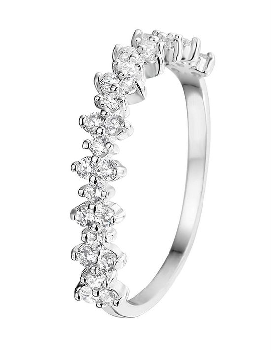 Lucardi - Zilveren ring met zirkonia | bol.com