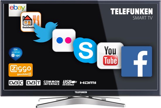 Telefunken 32LED189 - Led-tv - 32 inch - HD-ready - Smart tv | bol