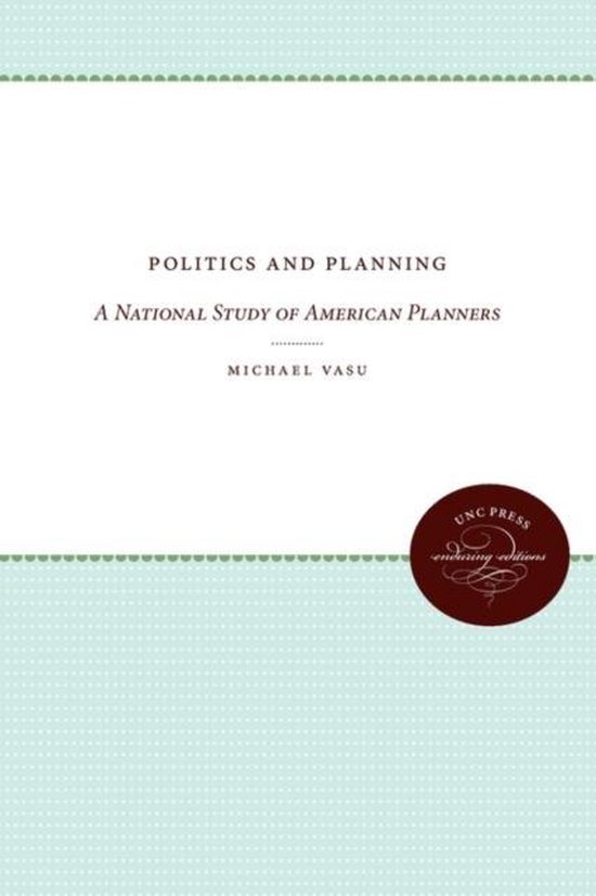 Politics and Planning, Michael Vasu | 9780807898017 | Boeken | bol