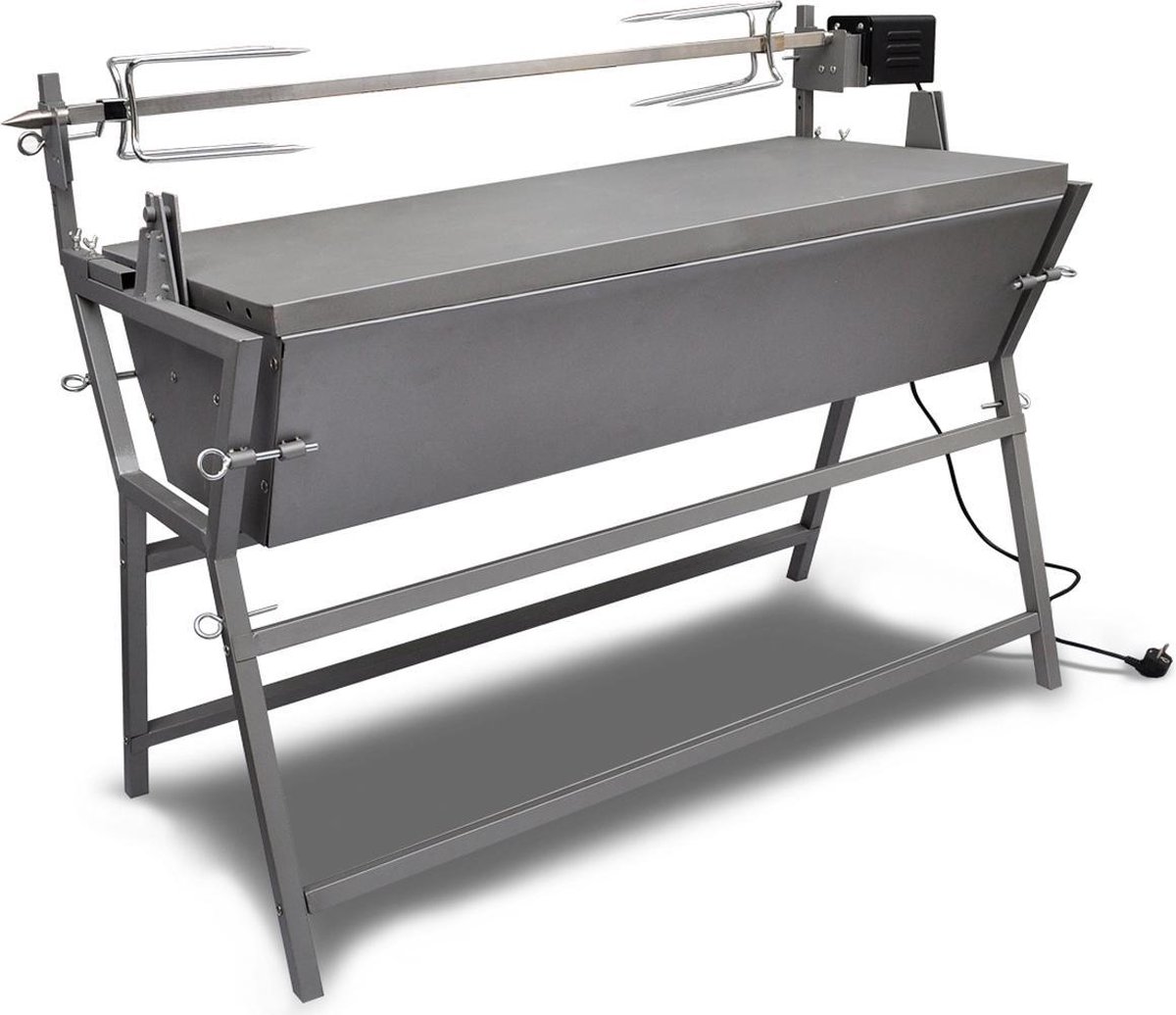 Draaispit barbecue ijzer en roestvrij staal | bol.com