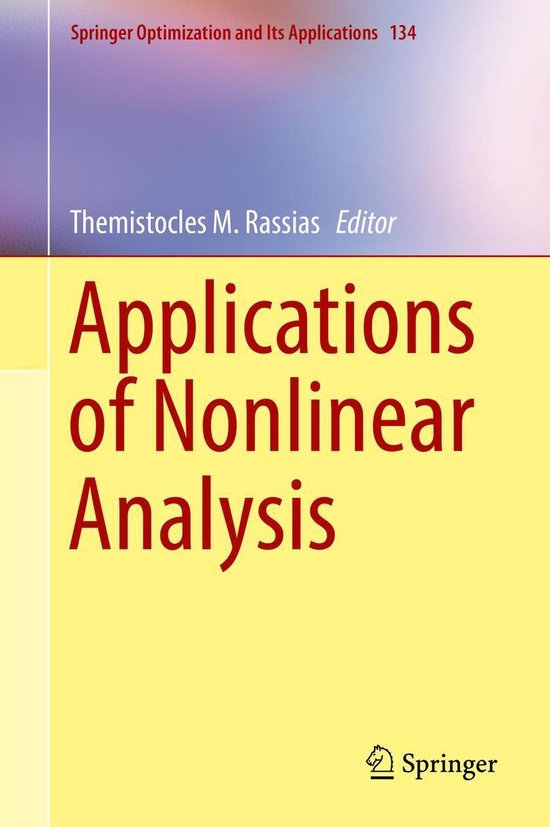 Springer Optimization and Its Applications 134 - Applications of ...