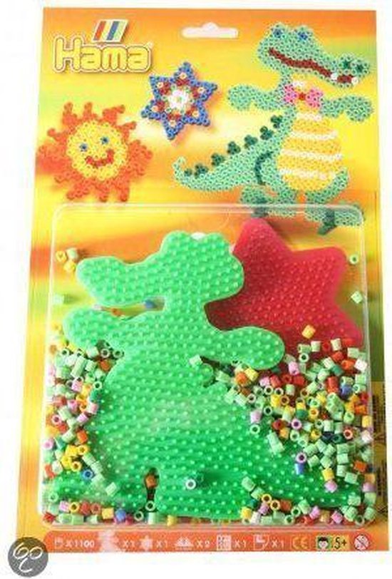Hama Fun strijkkralen krokodil | bol