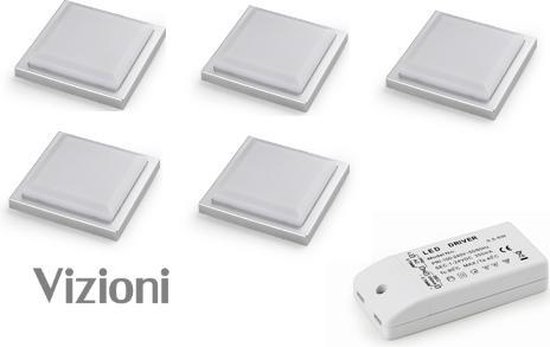 Keukenverlichting Vizioni GOVI Led set van 5. 2800k | bol