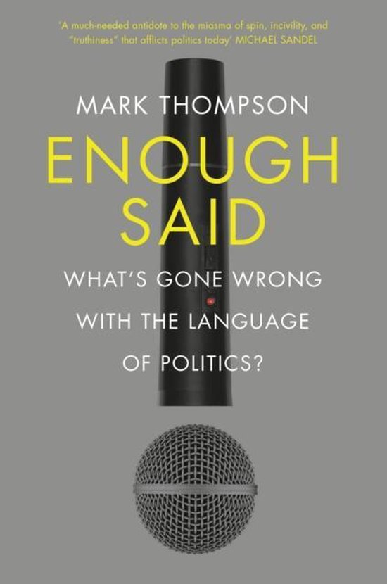 Enough Said | 9781847923127 | Mark Thompson | Boeken | bol.com