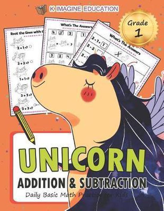 Unicorn Addition and Subtraction Grade 1, K Imagine Education ...
