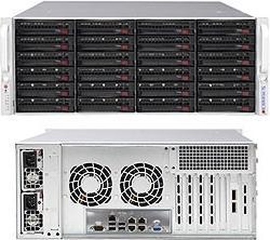 Supermicro SuperChassis 846BE1C-R1K23B Rack Zwart 1200 W | bol
