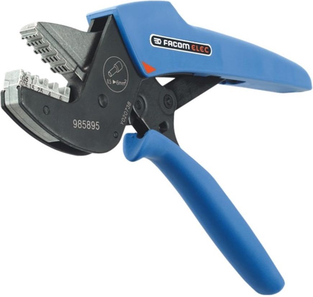 Facom 985895 Pince à sertir, embouts 0,5 à 6 mm² | bol.com