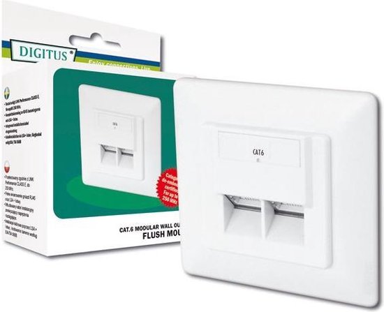 Delock - CAT6 Muurdoos 250 MHz | bol
