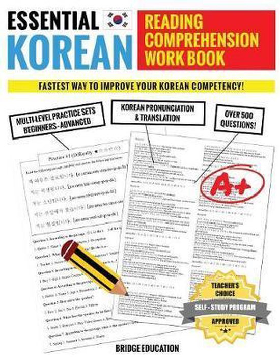 Essential Korean Reading Comprehension Workbook | 9791188195527 ...