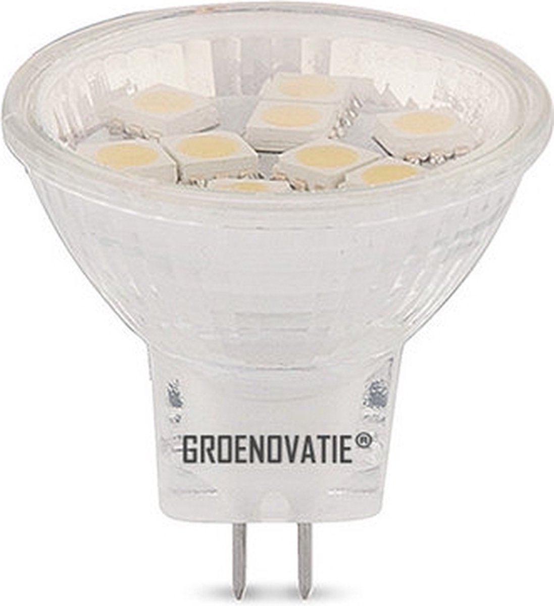 Groenovatie LED Spot GU4 / MR11 Fitting - 2W - 35x35 mm - 6-Pack - Warm ...