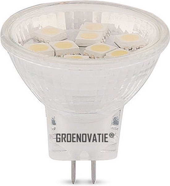 Groenovatie Led Spot Gu4 Mr11 Fitting 2w 35x35 Mm 6 Pack Warm